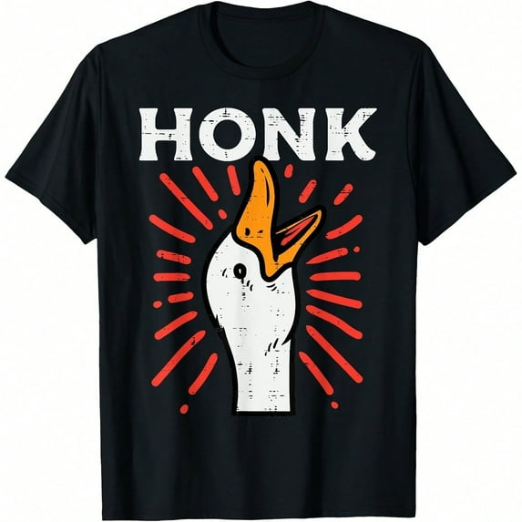 Duck Honk Funny Quack Goose Chicken Meme Wo T-Shirt. - Walmart.com