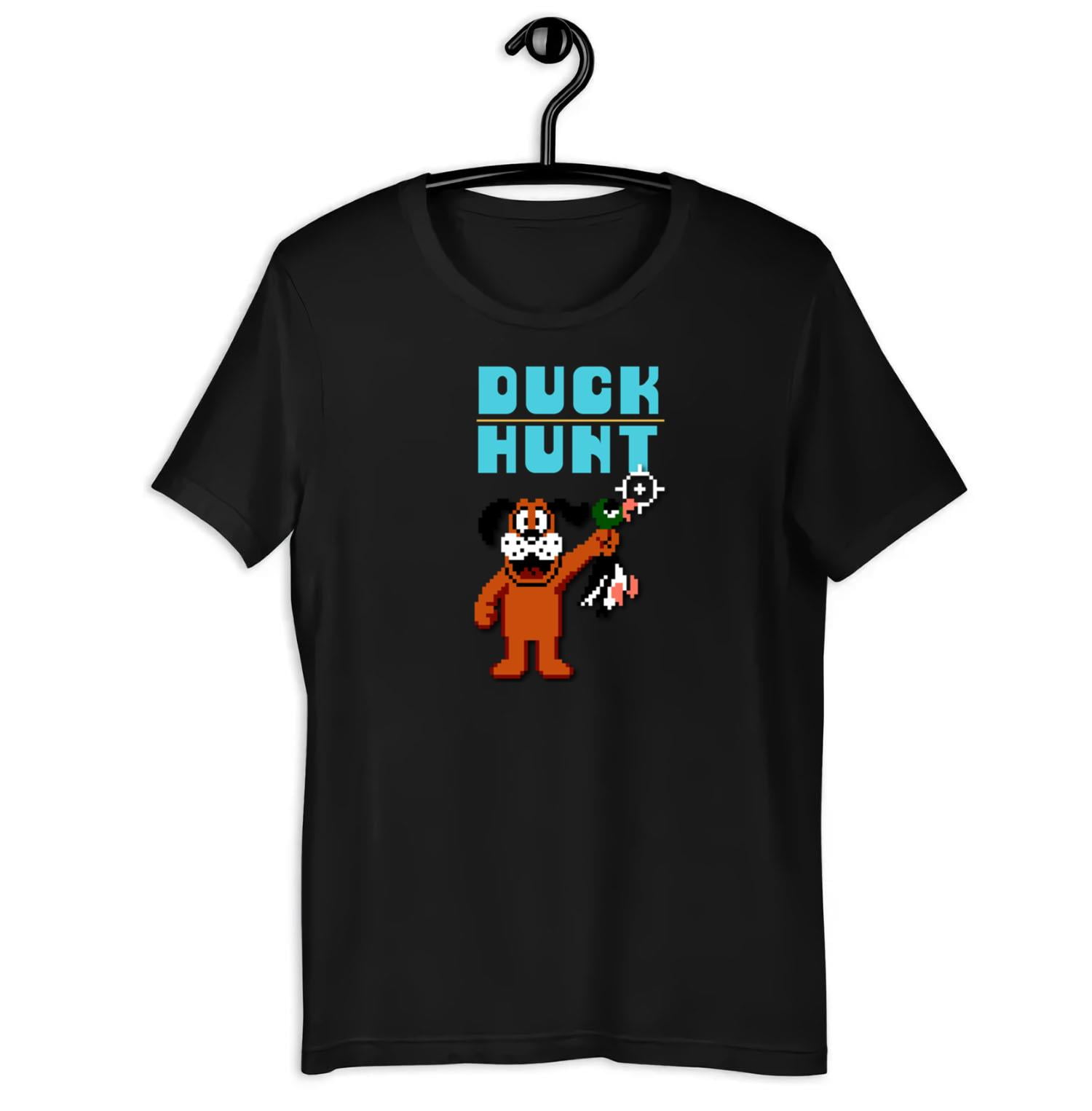 Duck Hunt Dog screen T Shirt BLACK all sizes S-5XL 100% cotton NES ...