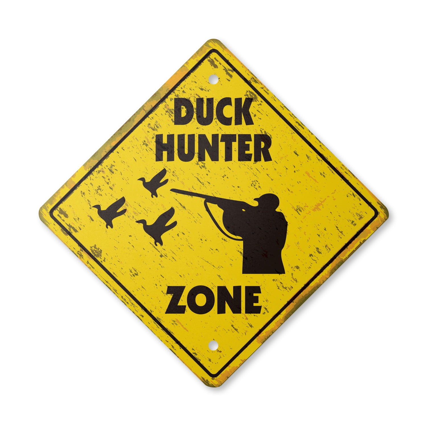 Duck Hunter Vintage Crossing Sign Zone Xing | Indoor/Outdoor Plastic ...