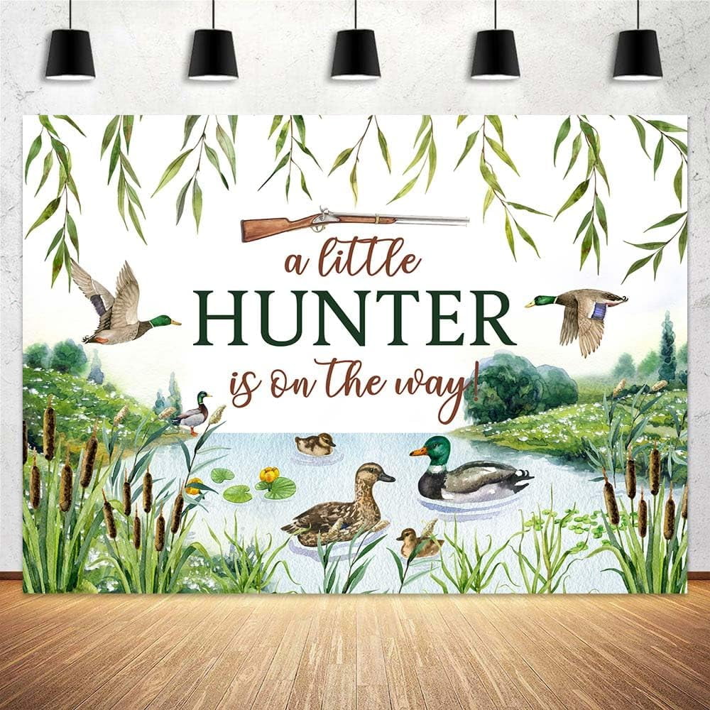 Duck Hunting Baby Shower Backdrop Party Decorations Photography ...
