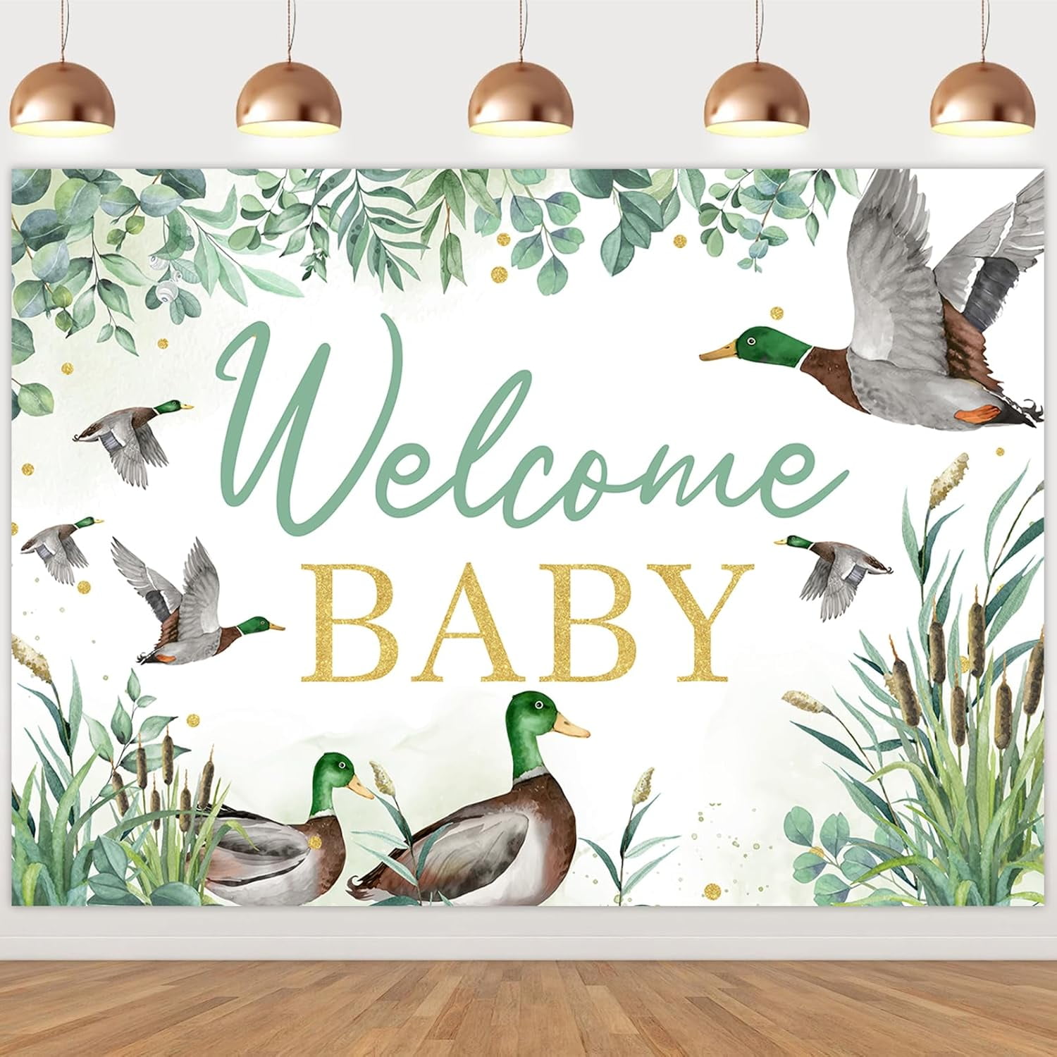Duck Hunting Baby Shower Decorations, Mallard Duck Welcome Baby ...