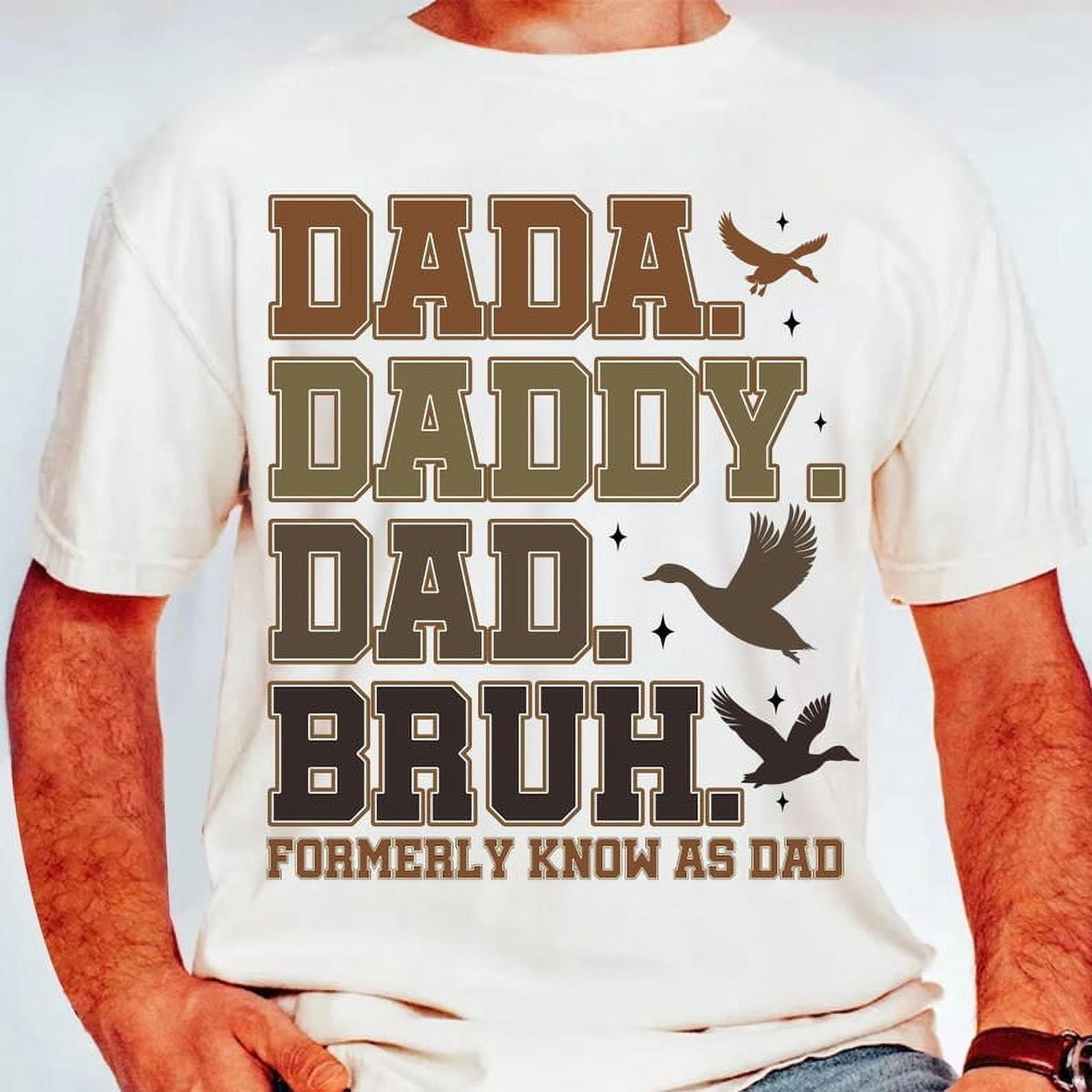 Duck Hunting Dad Sublimation Design, Camo Father’s Day Shirt, New Dad ...