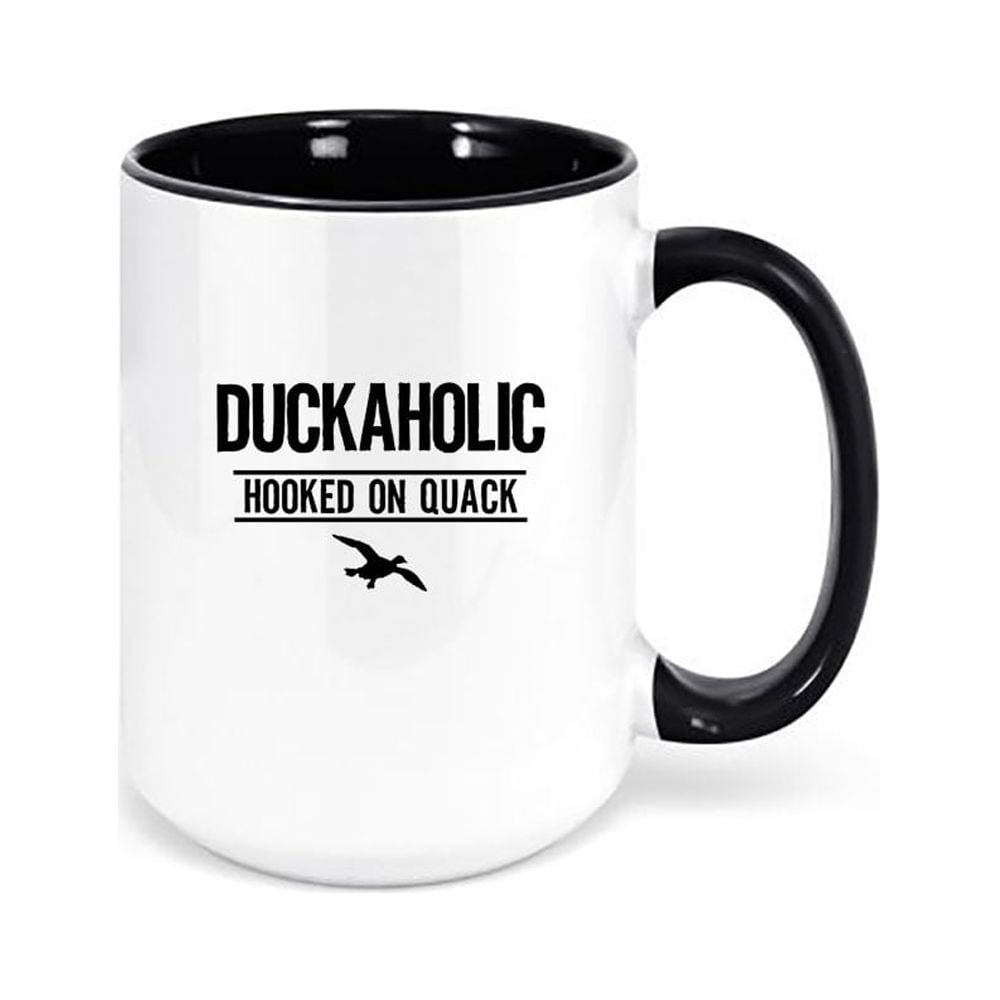 Duck Hunting Mug, Duckaholic, Hooked On Quack, Waterfowl Hunter ...