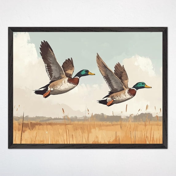 Duck Hunting Nursery Wall Art, Rustic Woodland Decor, Gender Neutral ...