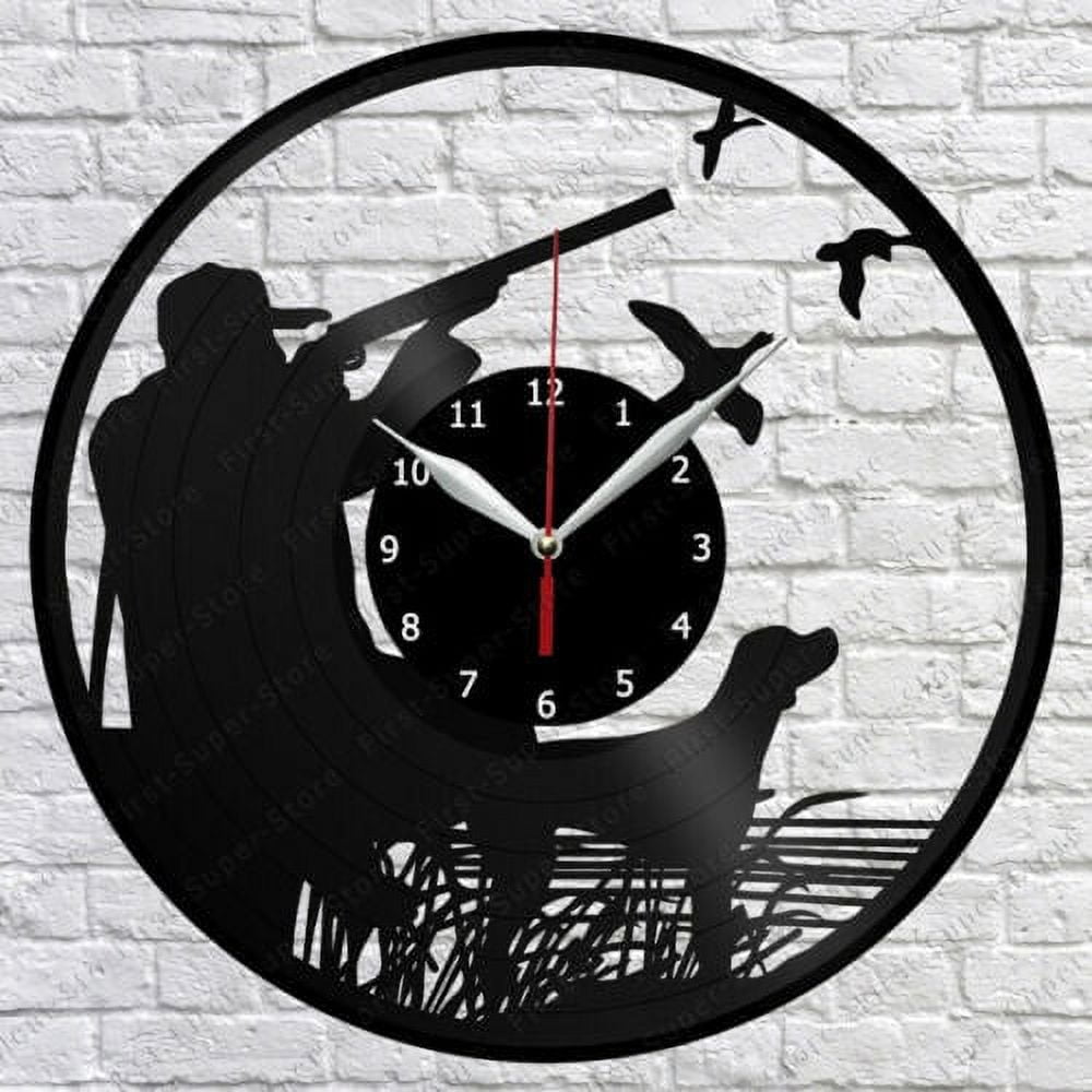 Duck Hunting Vinyl Record Wall Clock Art Decor Original Gift Vintage ...