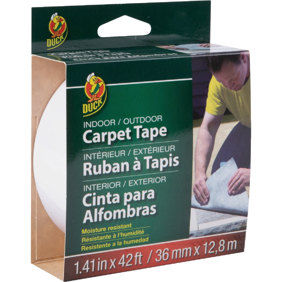 Duck Indoor/Outdoor Carpet Tape - Pack of 4 - Walmart.com