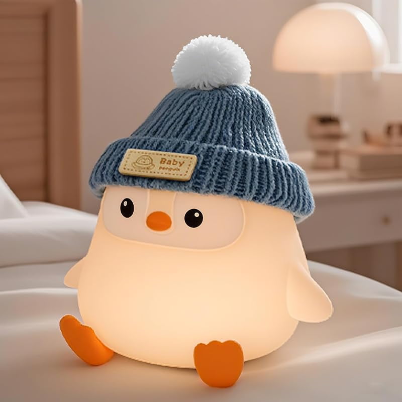 Duck Lamp, Cute Pea Duck Night Light, 2 Levels Dimmable Ducky Night ...
