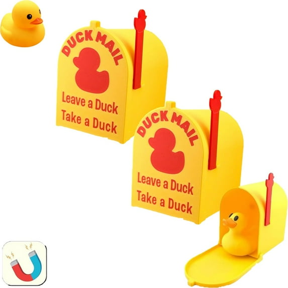 Duck Mailbox for Cruise Door Cruising Ducks Mini Magnetic Mailbox with ...