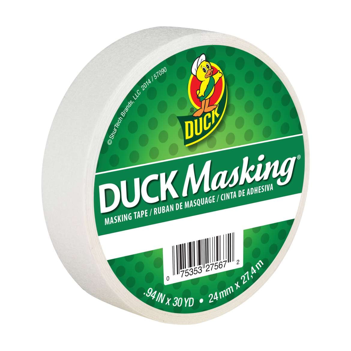 Duck Masking Tape .94"X30yd-White - Walmart.com