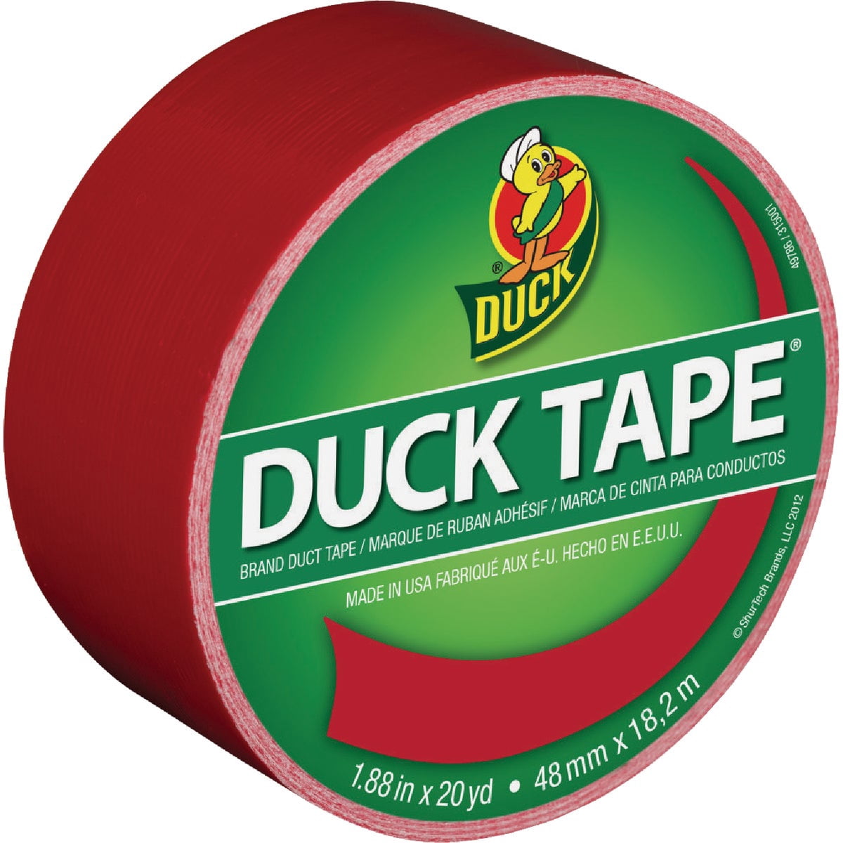 Duck Tape 1265014 1.88" x 20 yd Cha Cherry Tape, Single Roll ...