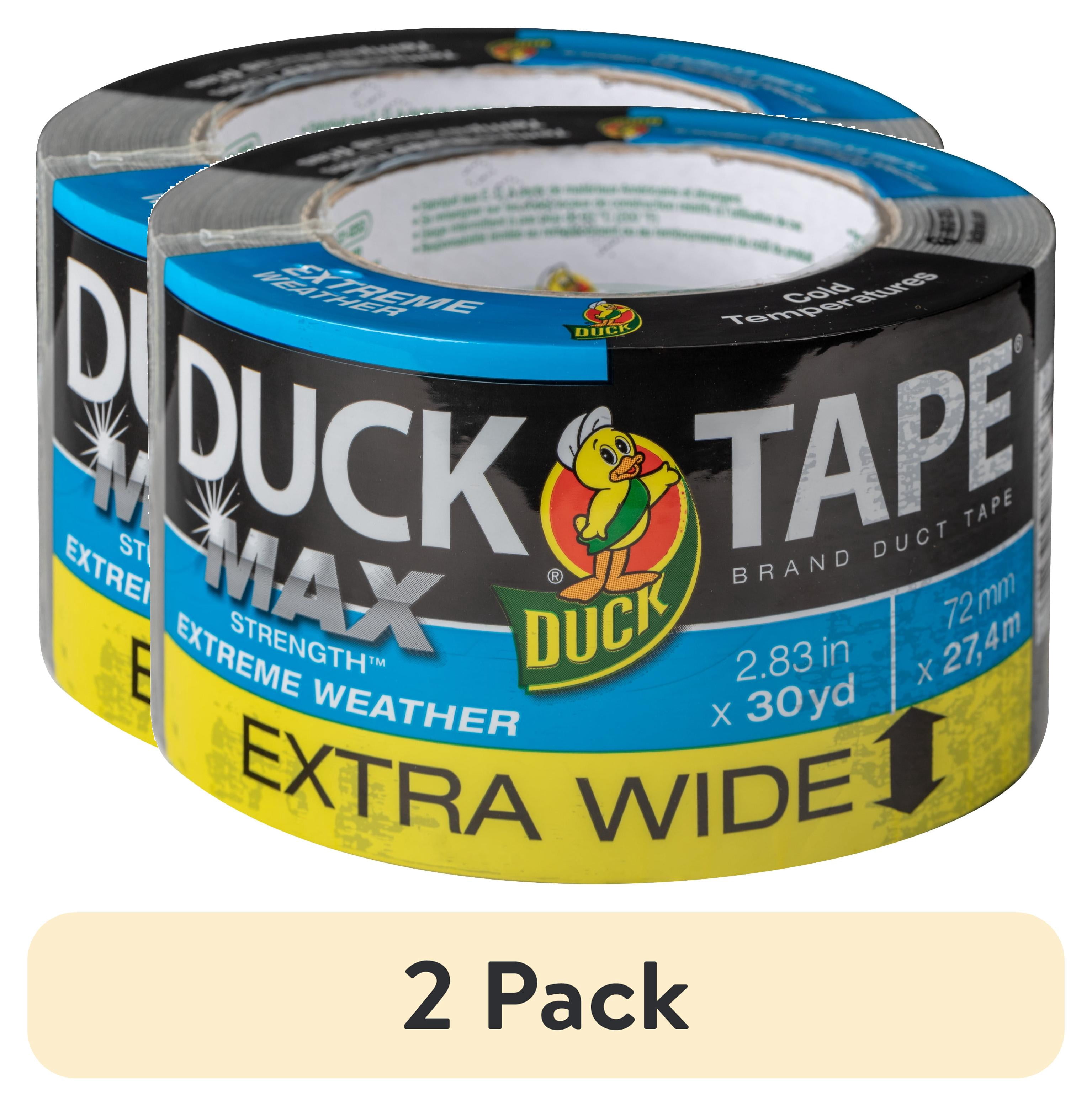 (2 pack) Duck Max Strength Extreme Weather Duct Tape - Silver, 2.83 in ...