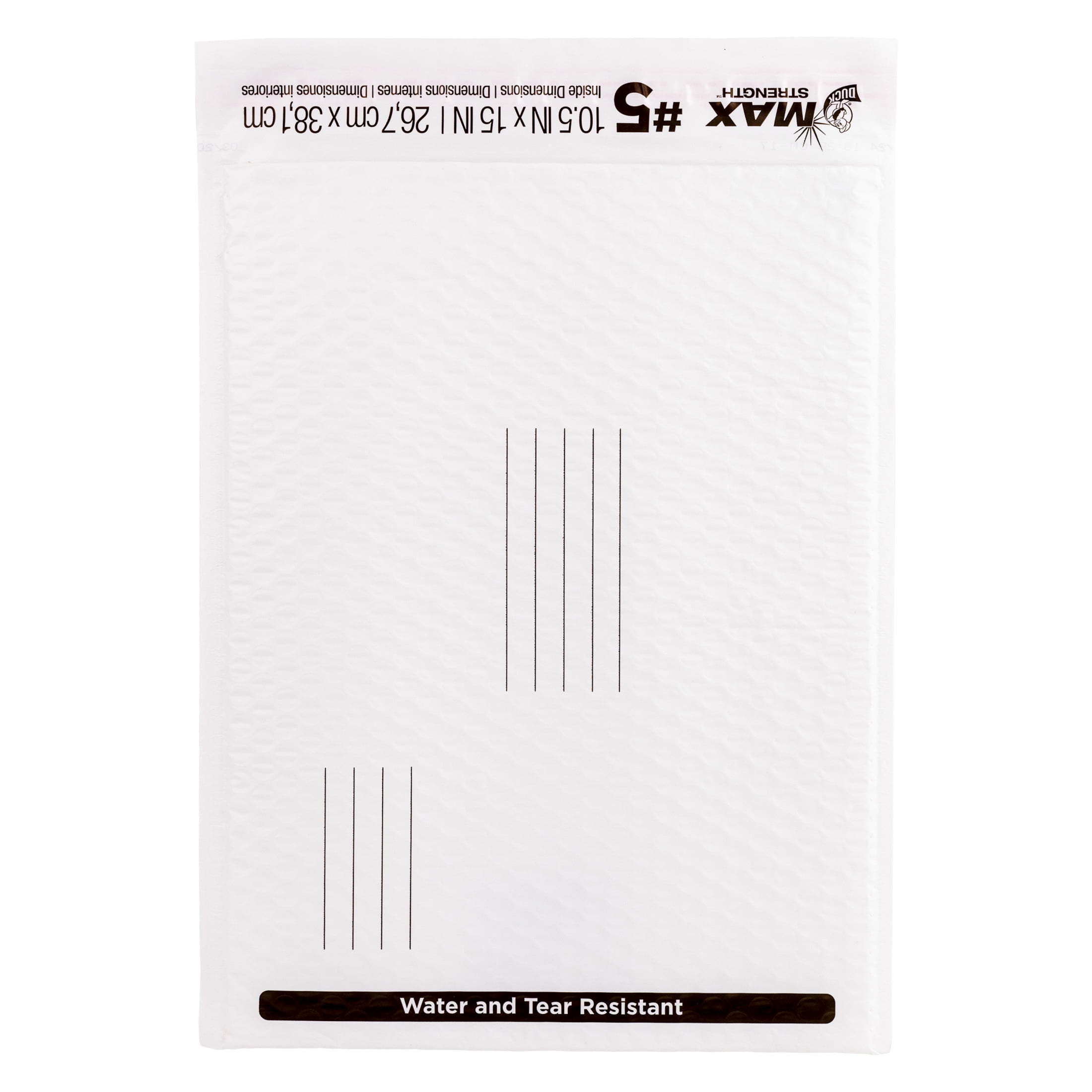 Brandclub - Duck Max Strength Self-Sealing Poly Bubble Mailer #5, 10.5 ...