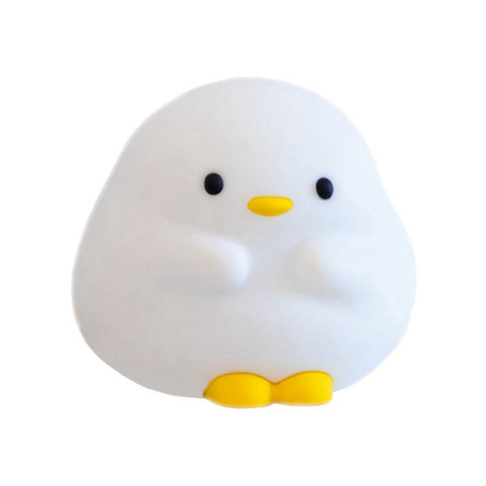 Duck Night Light, Cute Duck Lamp,Squishy Silicone Nightlight with 30 ...