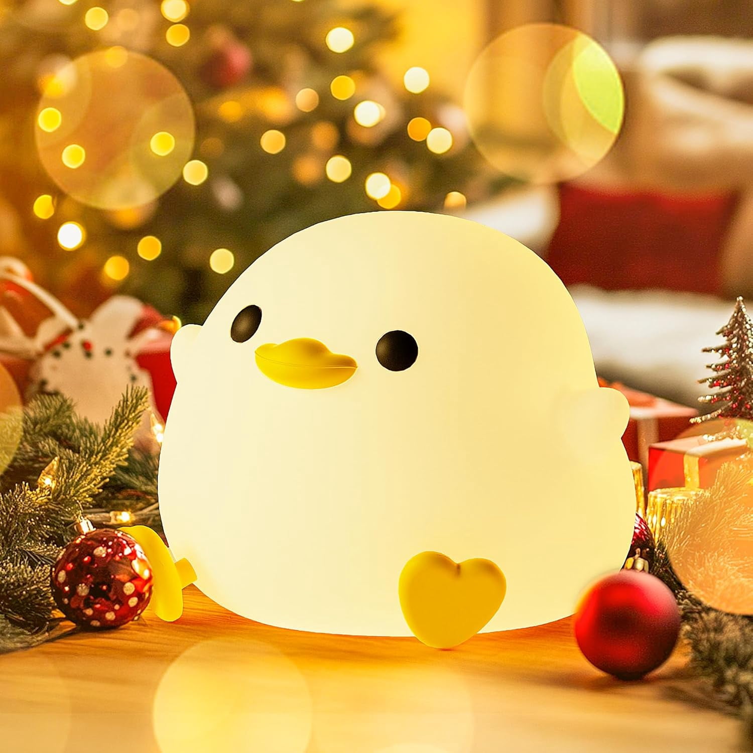 Duck Night Light, LED Cute Silicone Nursery Nightlight for Kids, DoDo ...