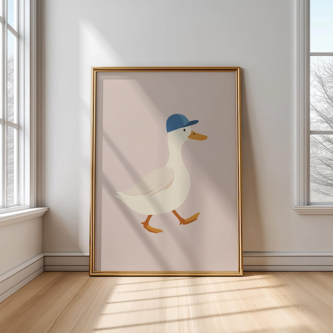 Duck Nursery Poster: Whimsical Animal Art For, Unframed Poster Size ...