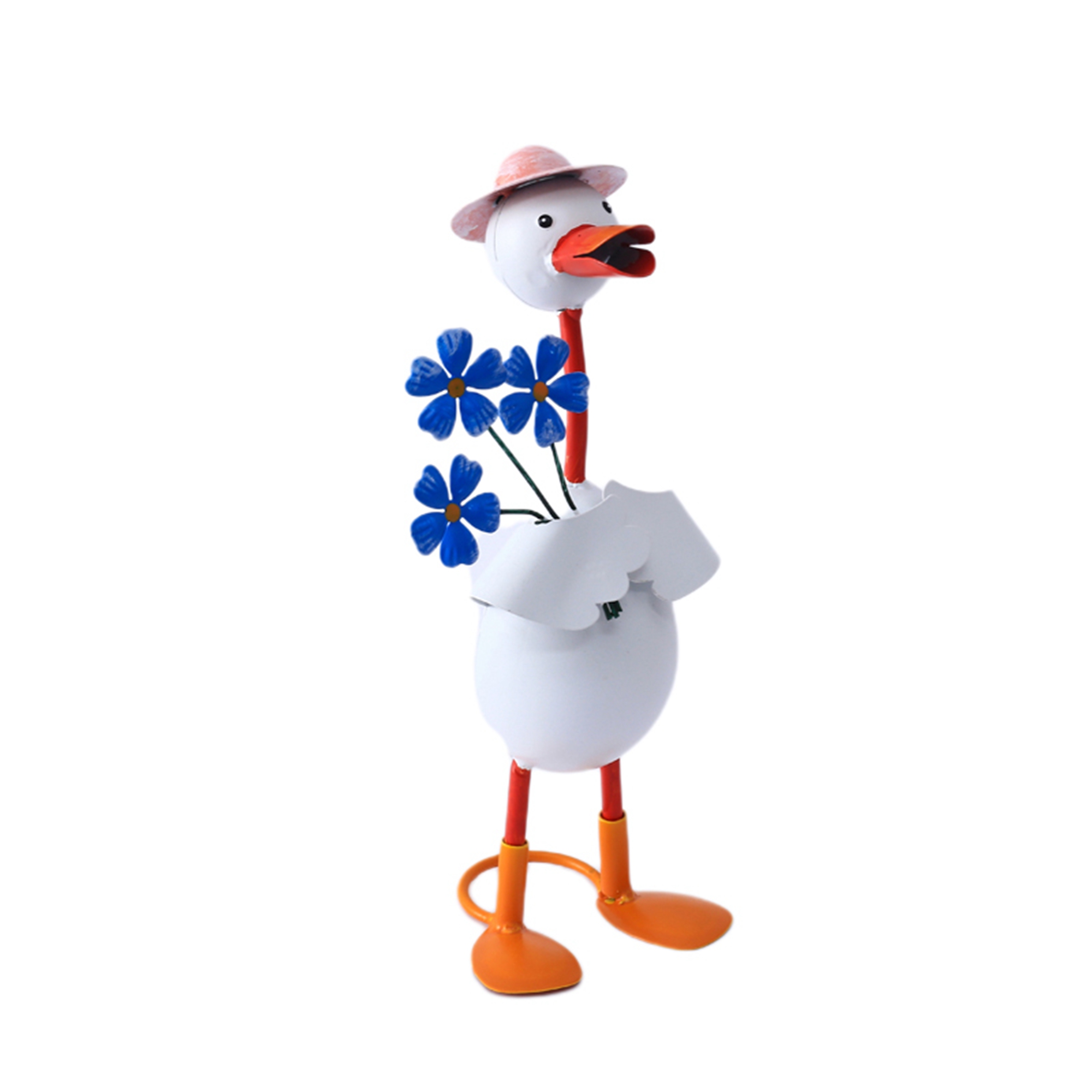 Duck Outdoor Sculpture Decor, Mallard Duck Animal Garden Statue, Garden ...