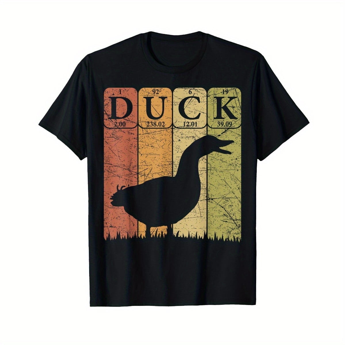 Duck Periodic Table Elements Duck Farmer Retro T-Shirt - Walmart.com