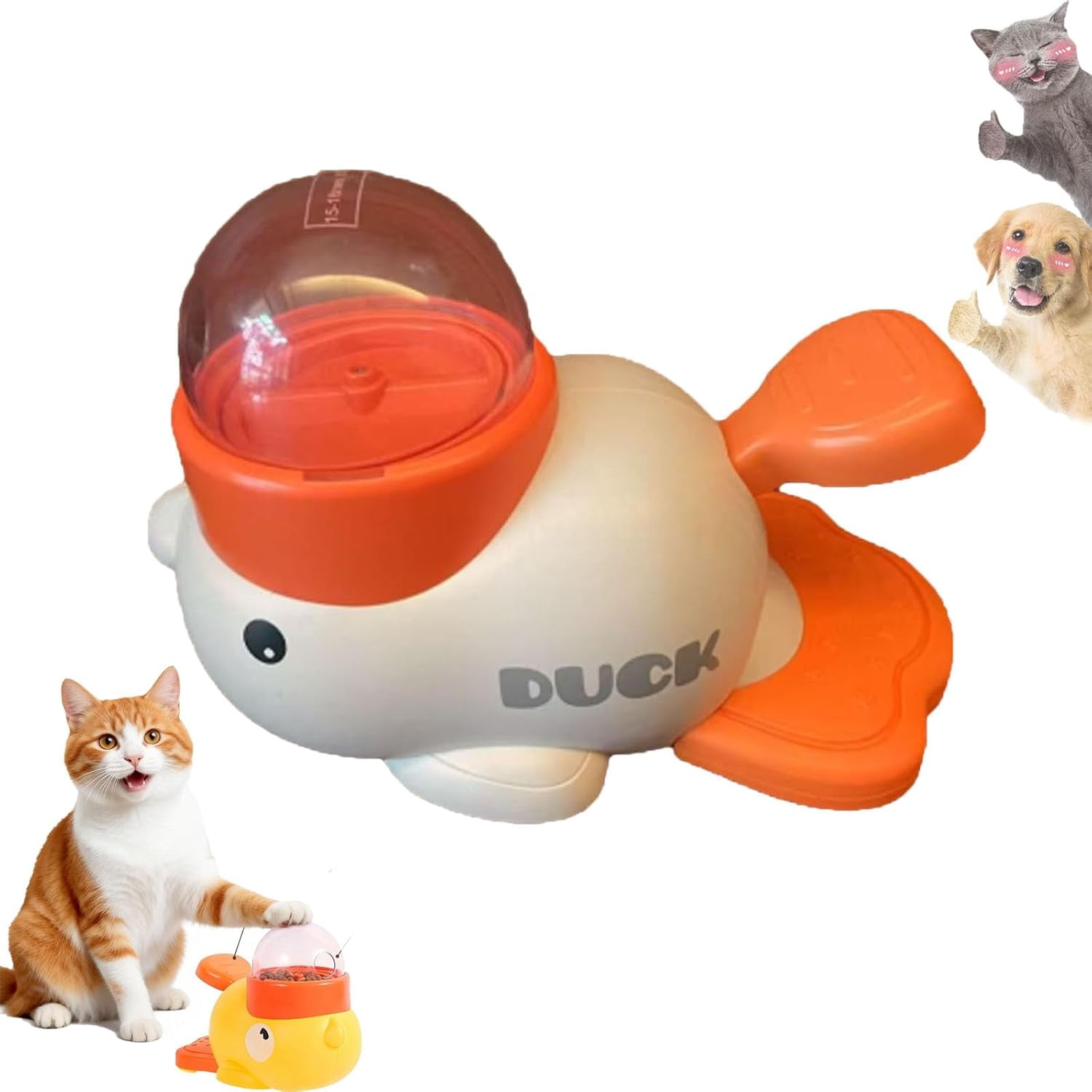 Duck Pet Feeder for Dogs - Slow Feeder Function Prevents Bloating and ...