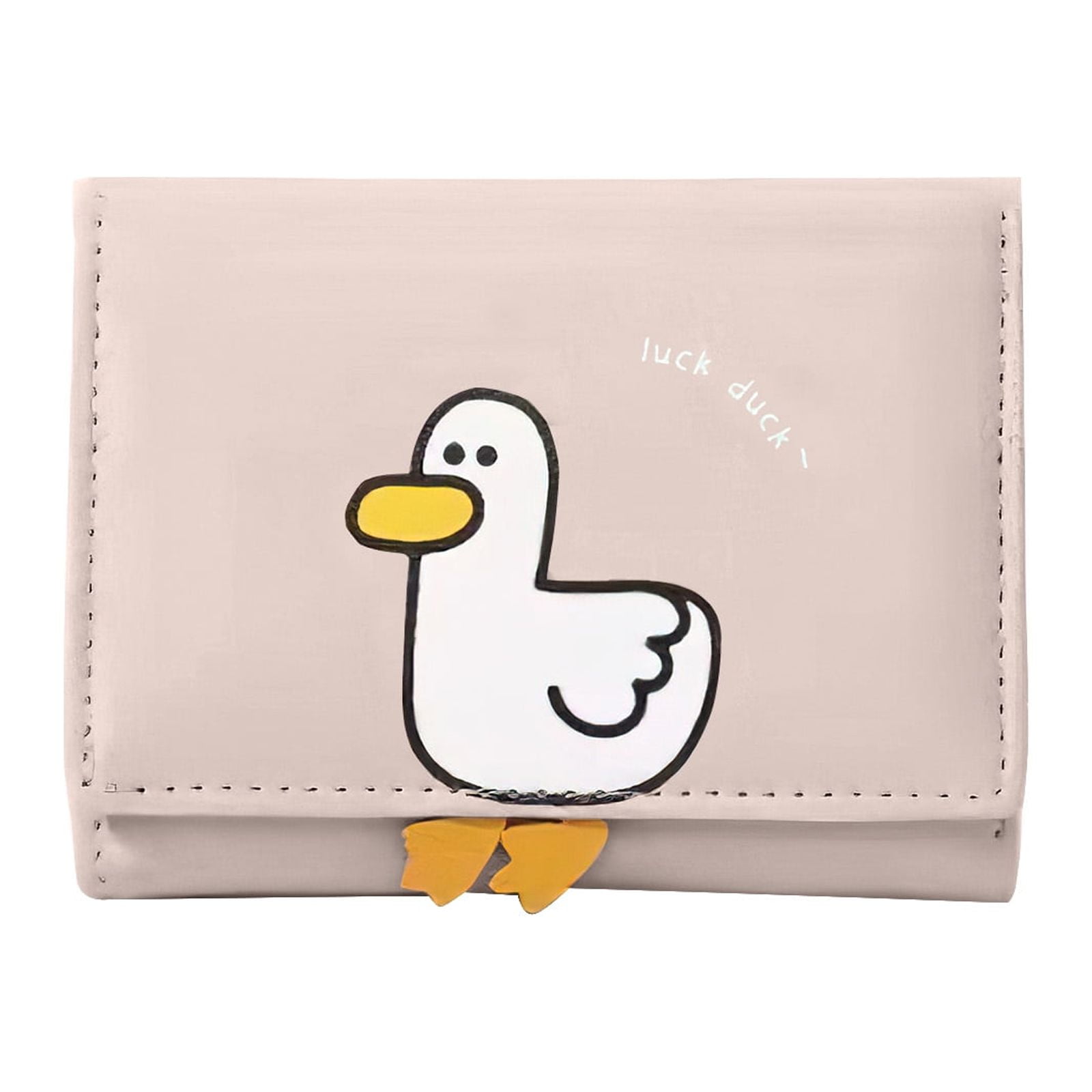 [Duck Pink] 30% Off Short Duck Wallet Coin Purse Card Holder - Walmart.com