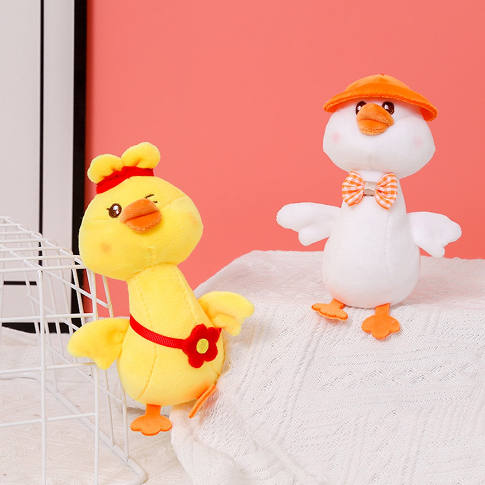 Duck Plush Doll - PP Cotton Fully Filled Cute Duckling Plushies Hanging ...