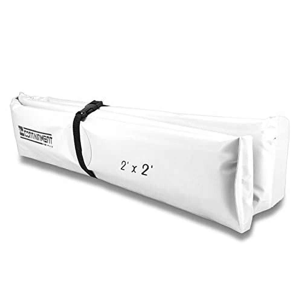 Duck Pond - Spill Containment Berm - 2’ x 2’ - White - Walmart.com