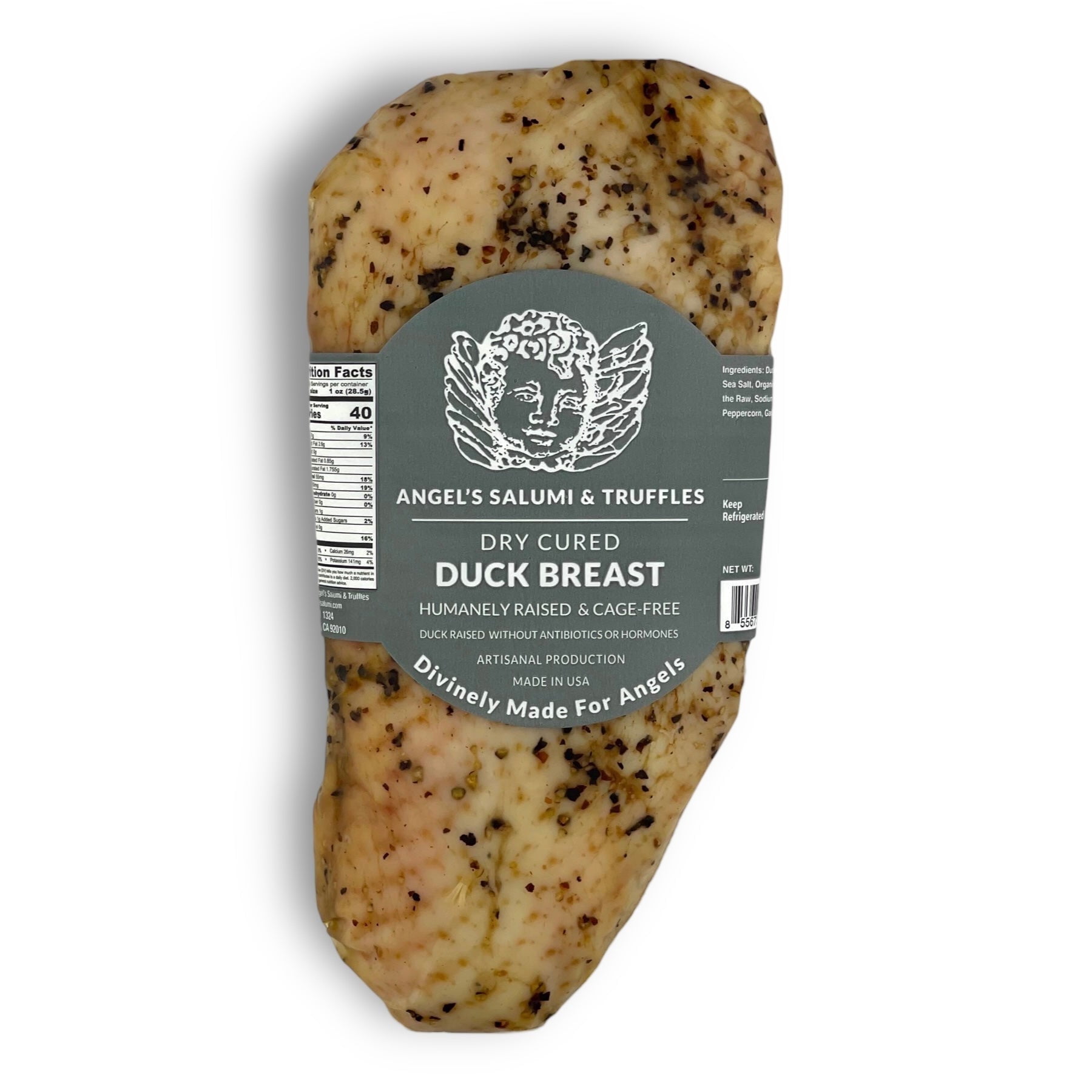 Angel's Duck Prosciutto - Dry Cured Duck Breast (10.5-12oz) - Walmart.com