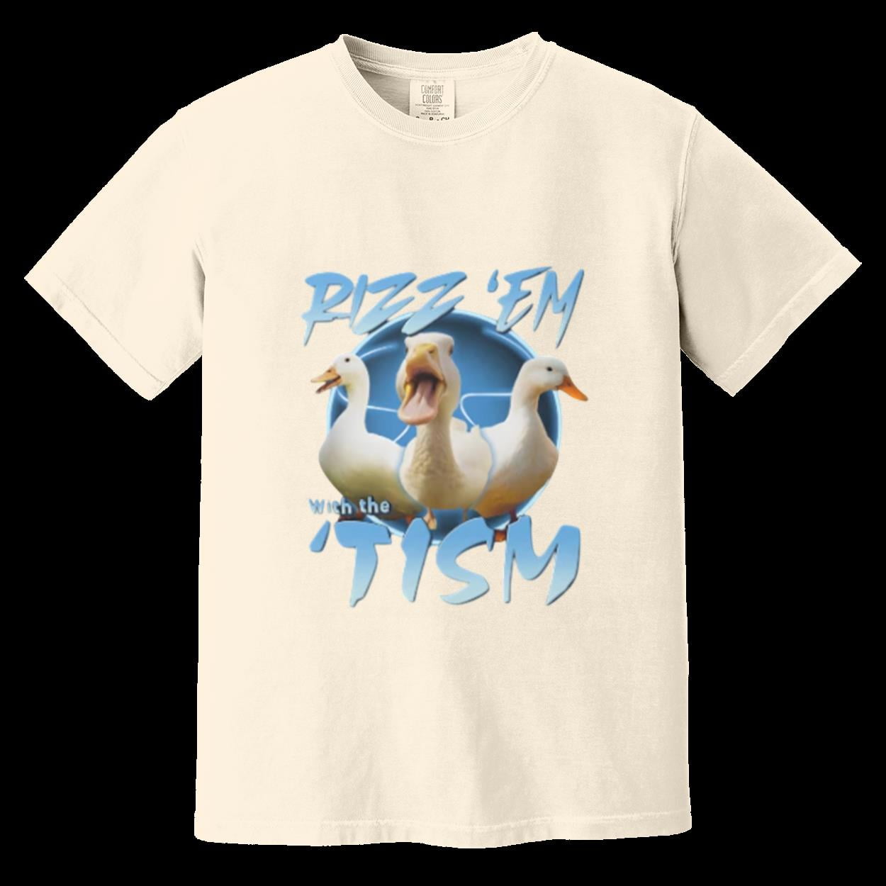 Duck Rizz Em With The Tism Meme Inspired Funny Graphic Quote Comfort ...