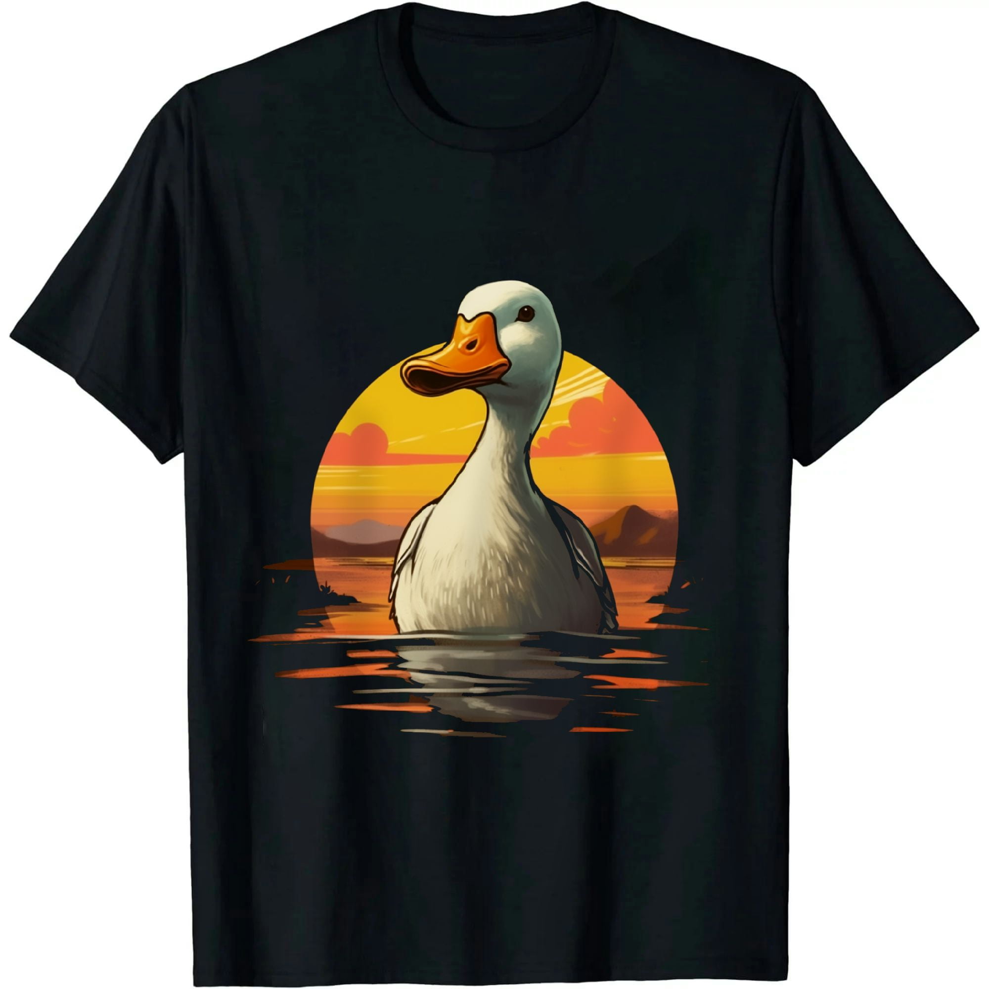 Duck Shirt Retro Vintage Duck TShirt Farm Animal Duck Lover T-Shirt ...