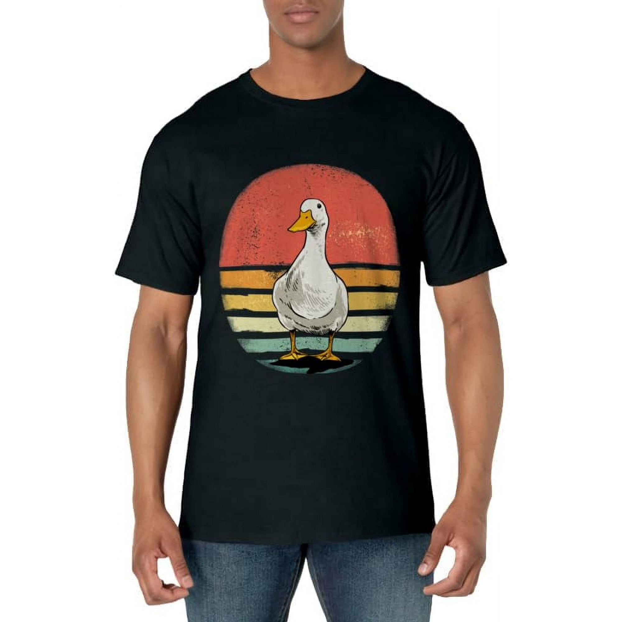Duck Shirt Retro Vintage Duck TShirt Farm Animal Duck Lover T-Shirt ...