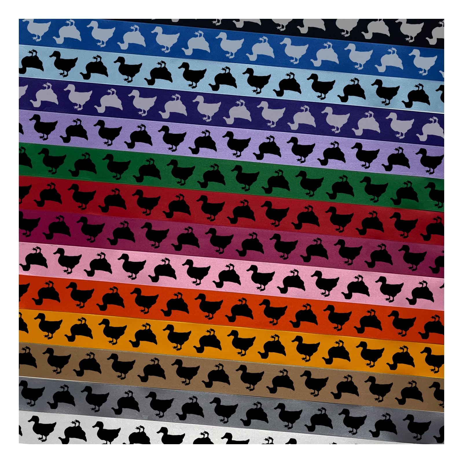 Duck Standing Mallard Solid Satin Ribbon for Gift Wrapping Bows Craft ...