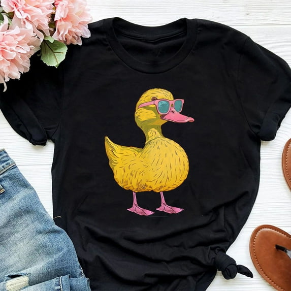 Duck Summer Wear Glasses Shirt, Vacation Shirt, Cute Duck Shirt, Duck ...