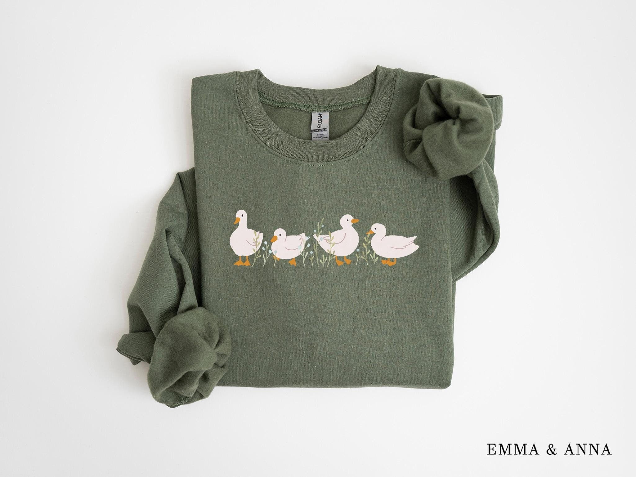 Duck Sweatshirt, Goose Sweatshirt, Animal Lover Gift, Farm Animal, Gift ...
