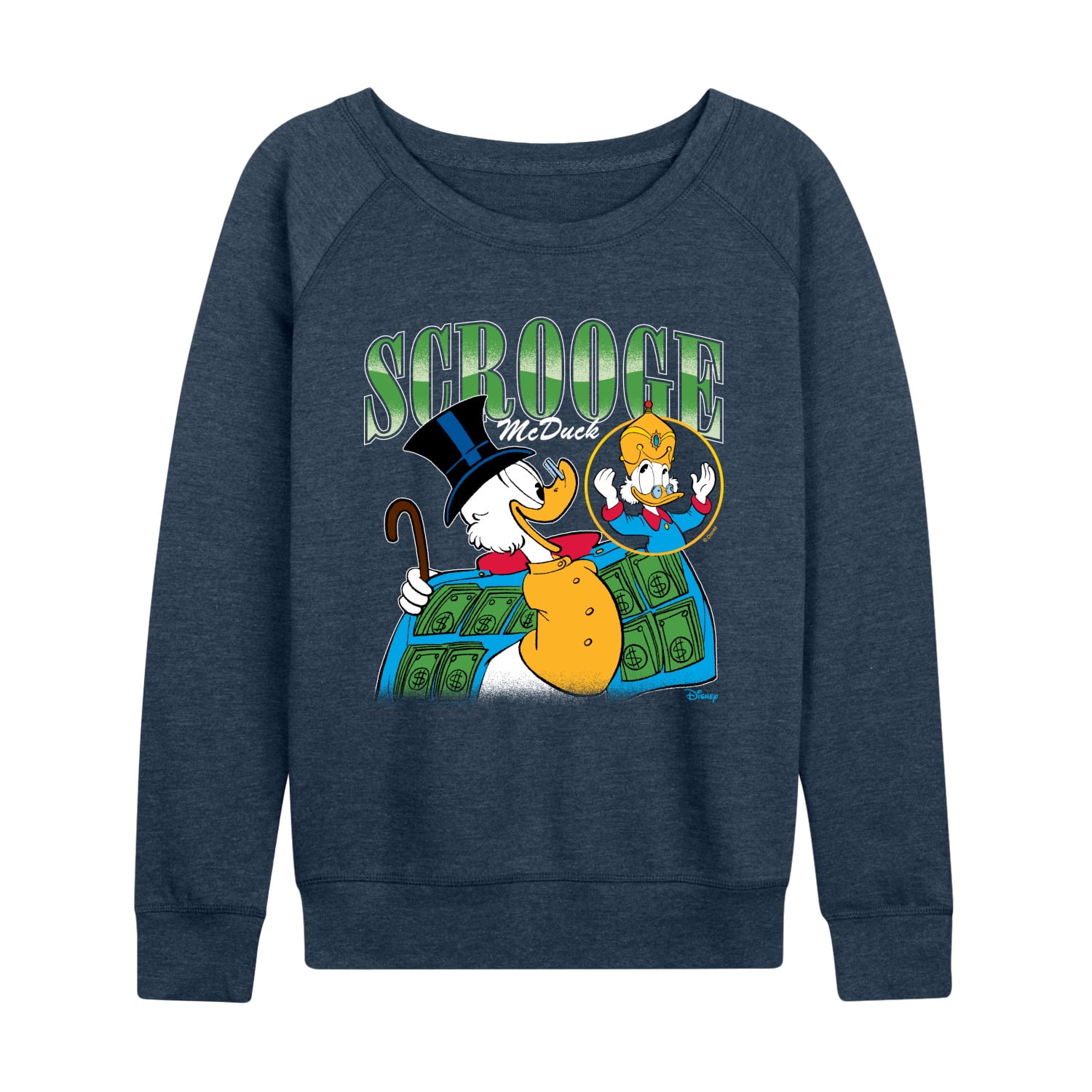 Duck Tales - Scrooge McDuck Bootleg - Women's French Terry Long Sleeve ...