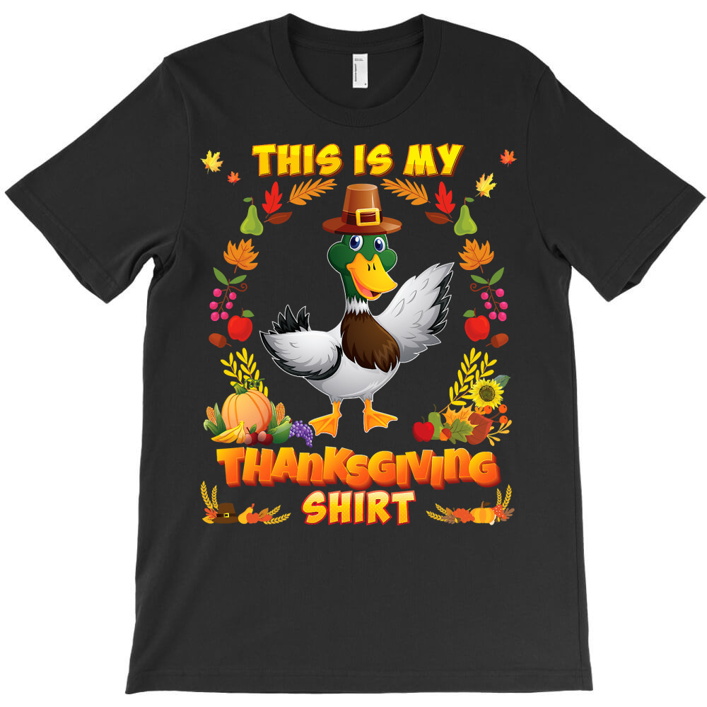Duck This Is My Thanksgiving Duck Blessed Pilgrim Pumpkin 263, G7546 ...