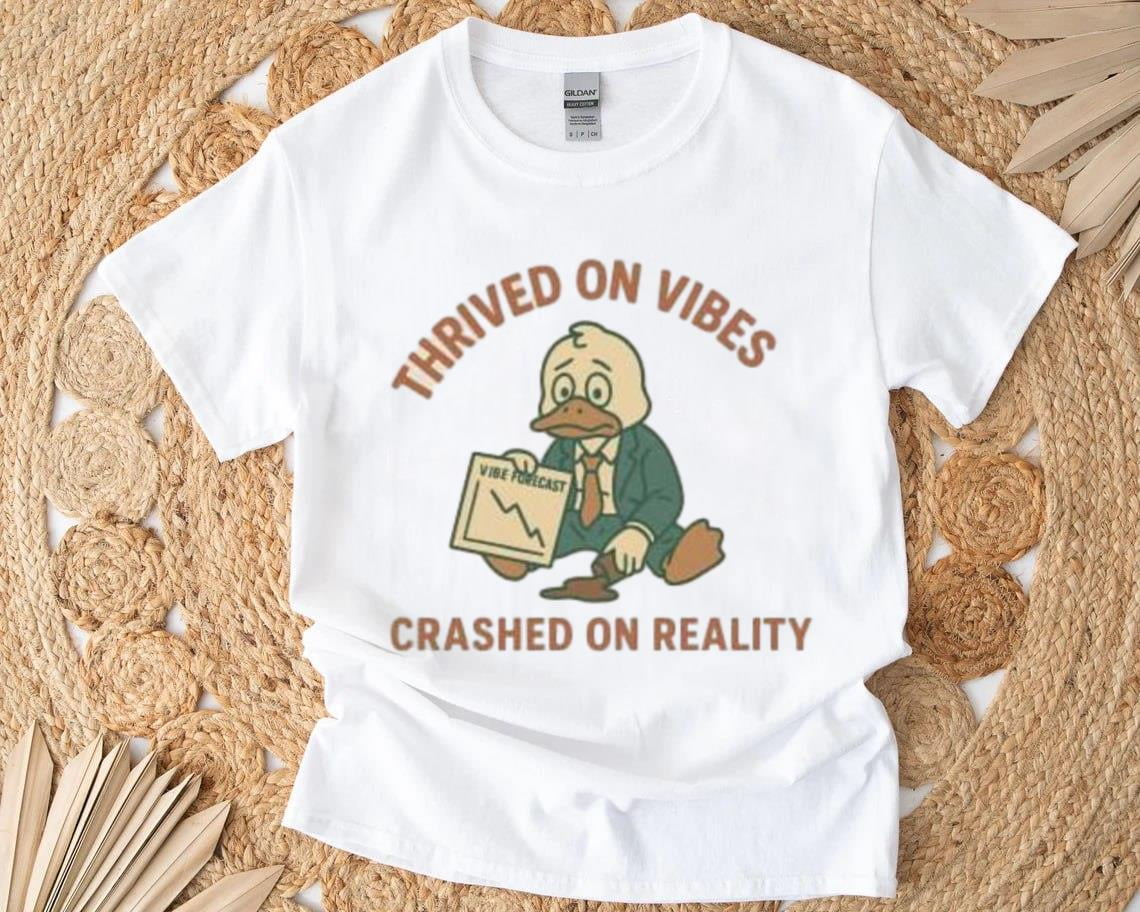 Duck Work Shirt Funny Burnout Meme Tee for Chaos Office Vibes, for men & women, up to size 5XL ...