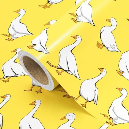 Duck Wrapping Paper Roll - Mini Roll - 17 Inch x 16.5 Feet - Adorable ...