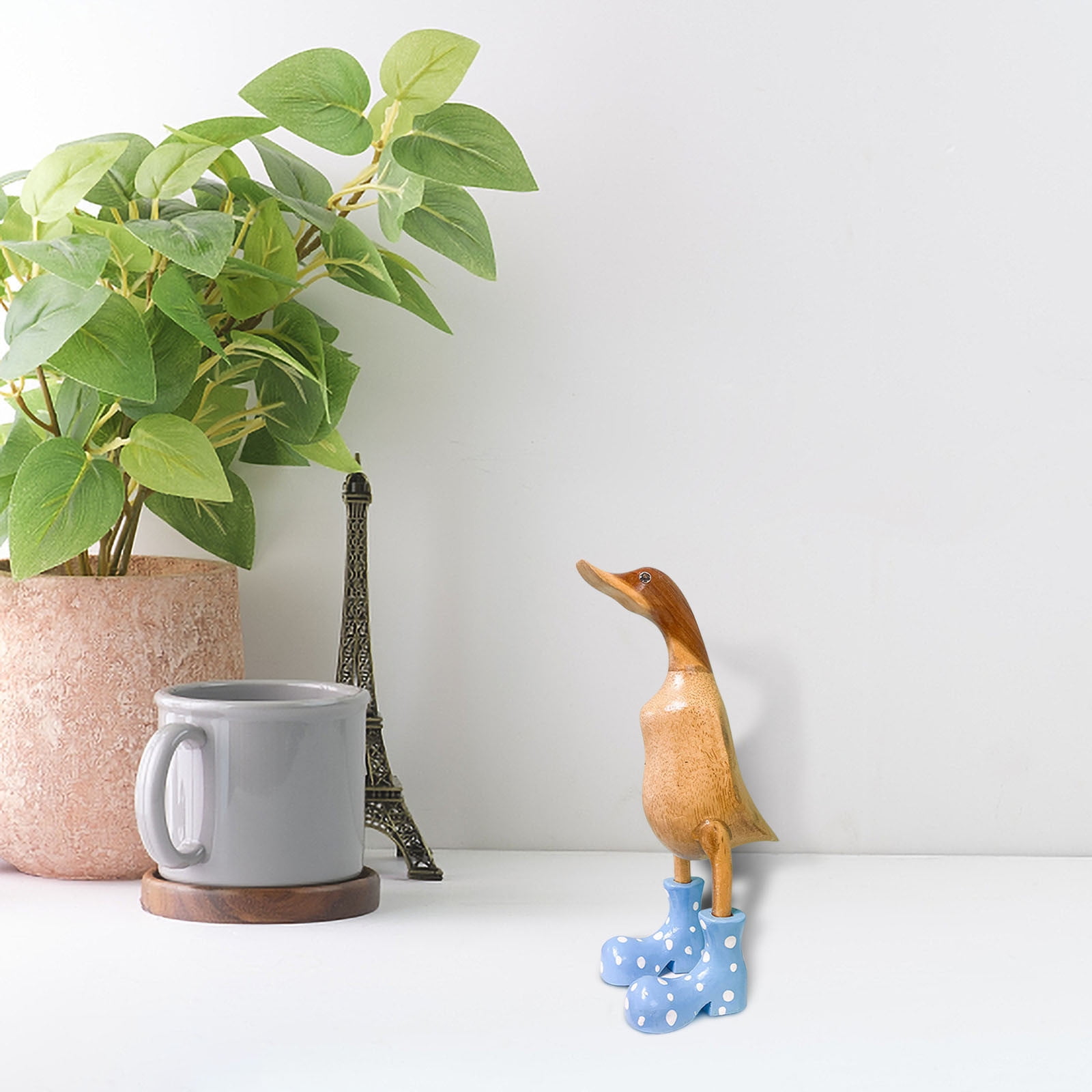 Duck Yard Decorations Yard Art Garden Puddle Ducks with Spotted Wellies ...