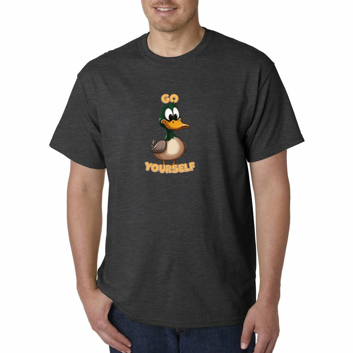 Duck Yourself Humor Graphic Bold Unisex T-Shirt up to 5XL - Walmart.com