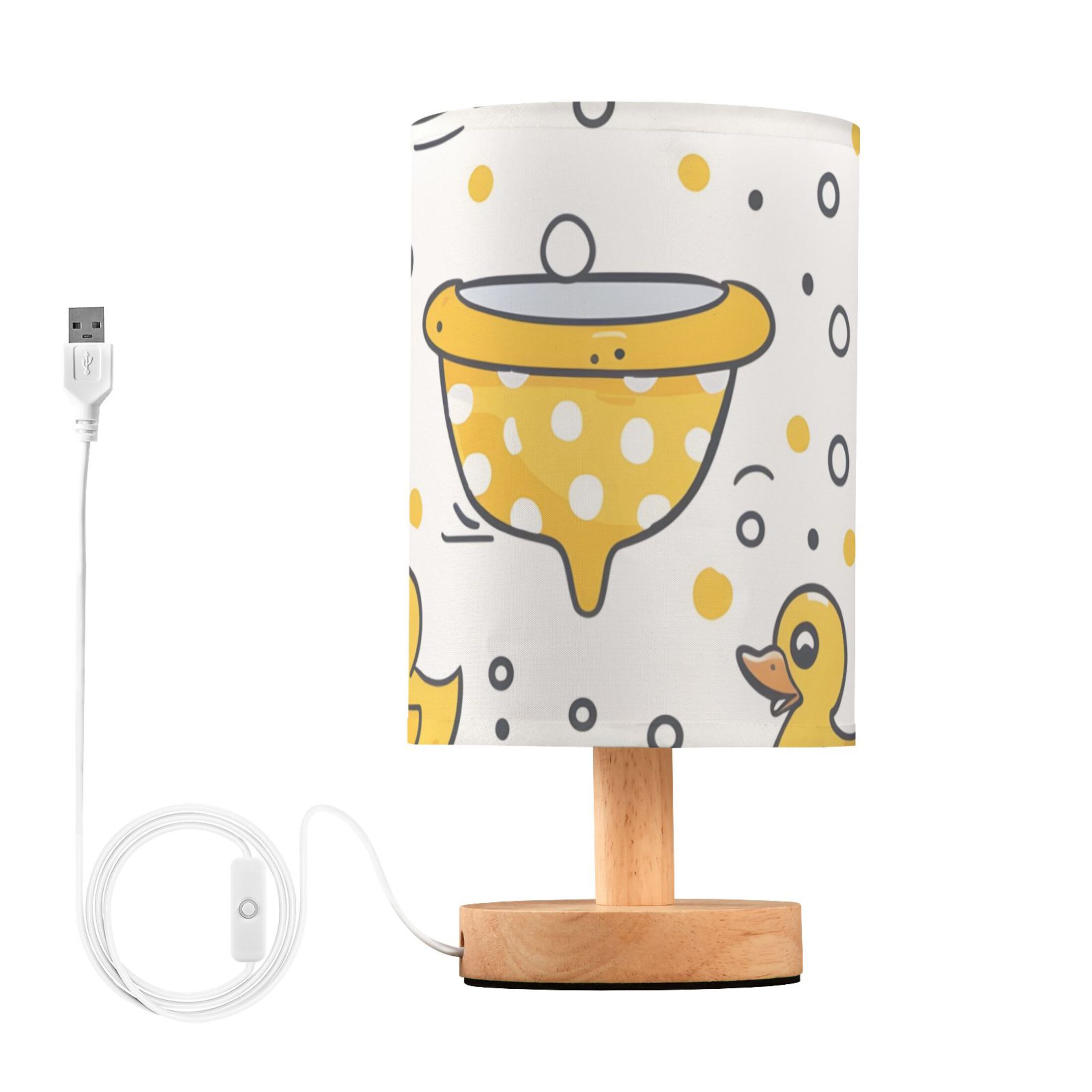 Duck and Bubbles Bedside Desk Lamp LED Table Nightstand Lamps Warm ...