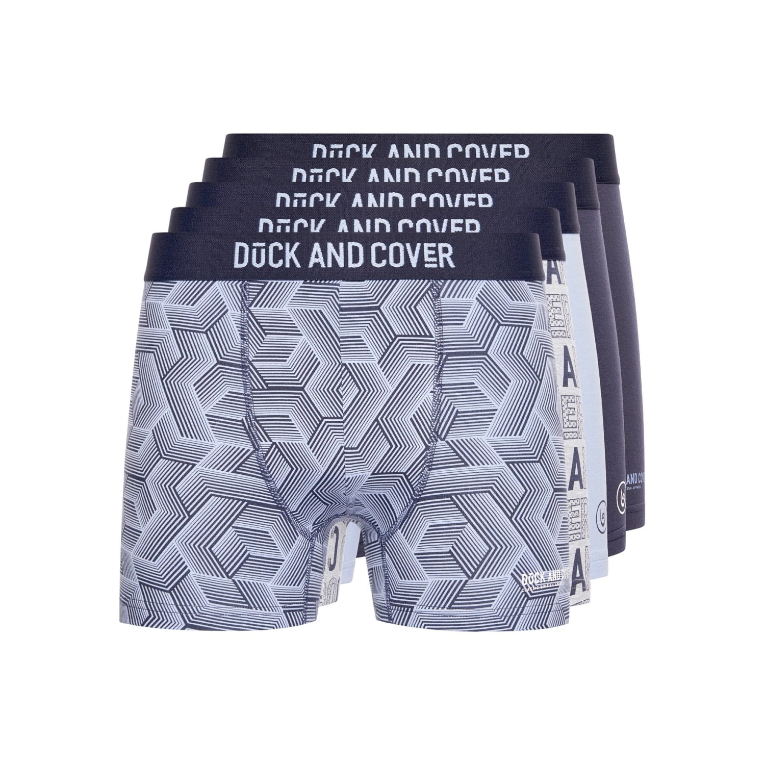Duck and Cover Mens Quendle Boxer Shorts (Pack of 5) - Walmart.com
