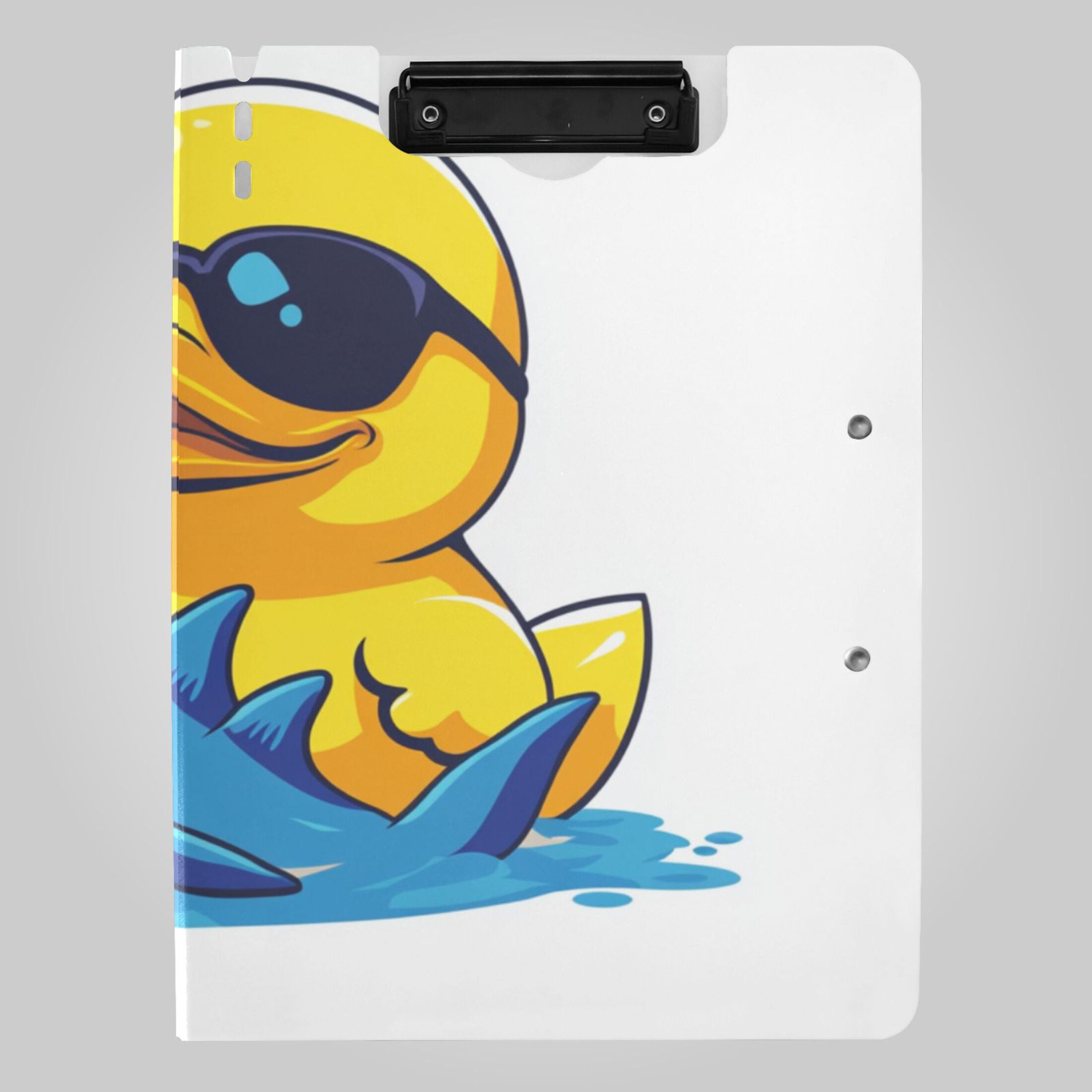 Duck and Fish Foldable Binder Folder Clipboard with Pen Slot Double ...