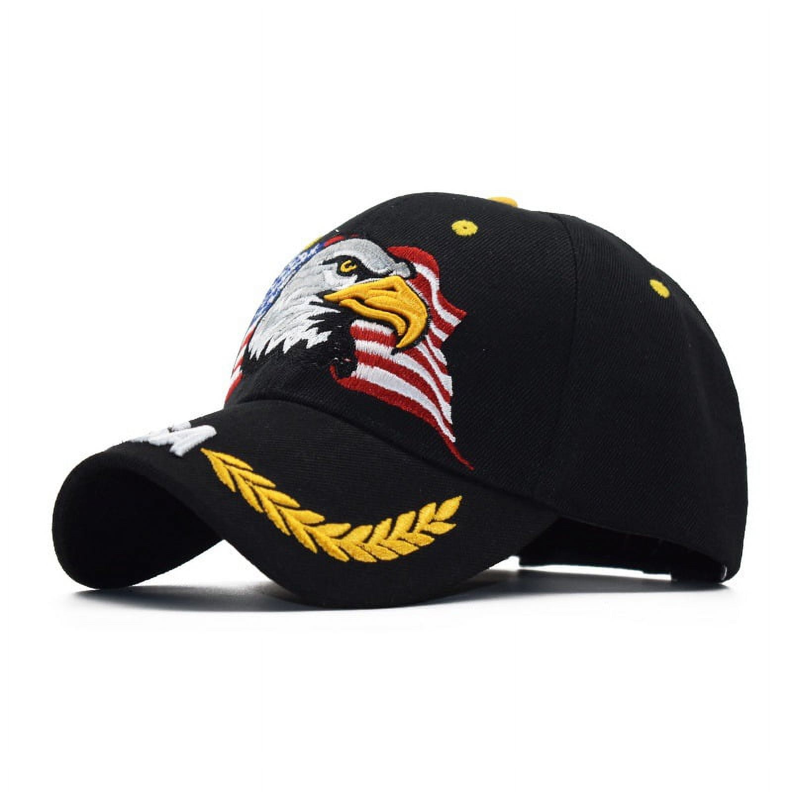 Duck cap popular camouflage USA Eagle head embroidered baseball cap ...