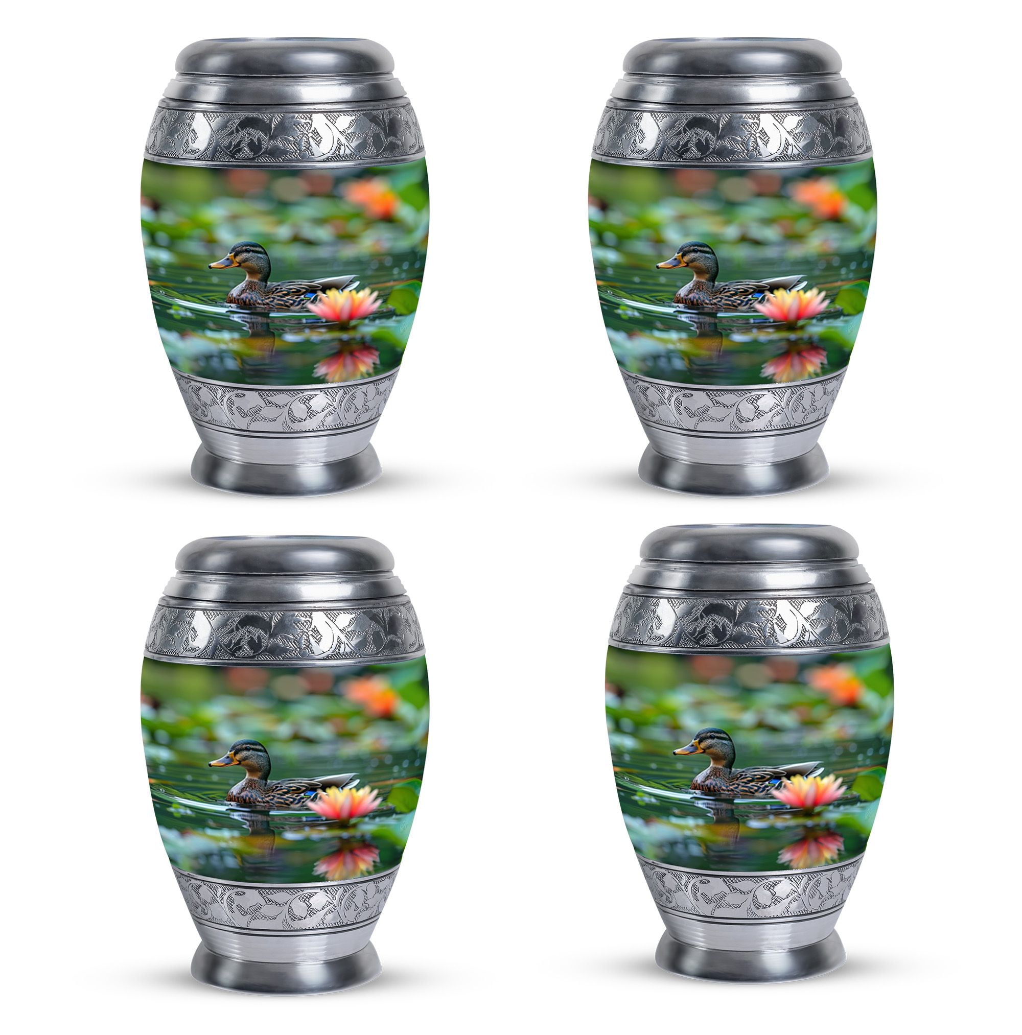 Duck's Lotus Small Urns For Human Ashes Adult Male - Cremation ...