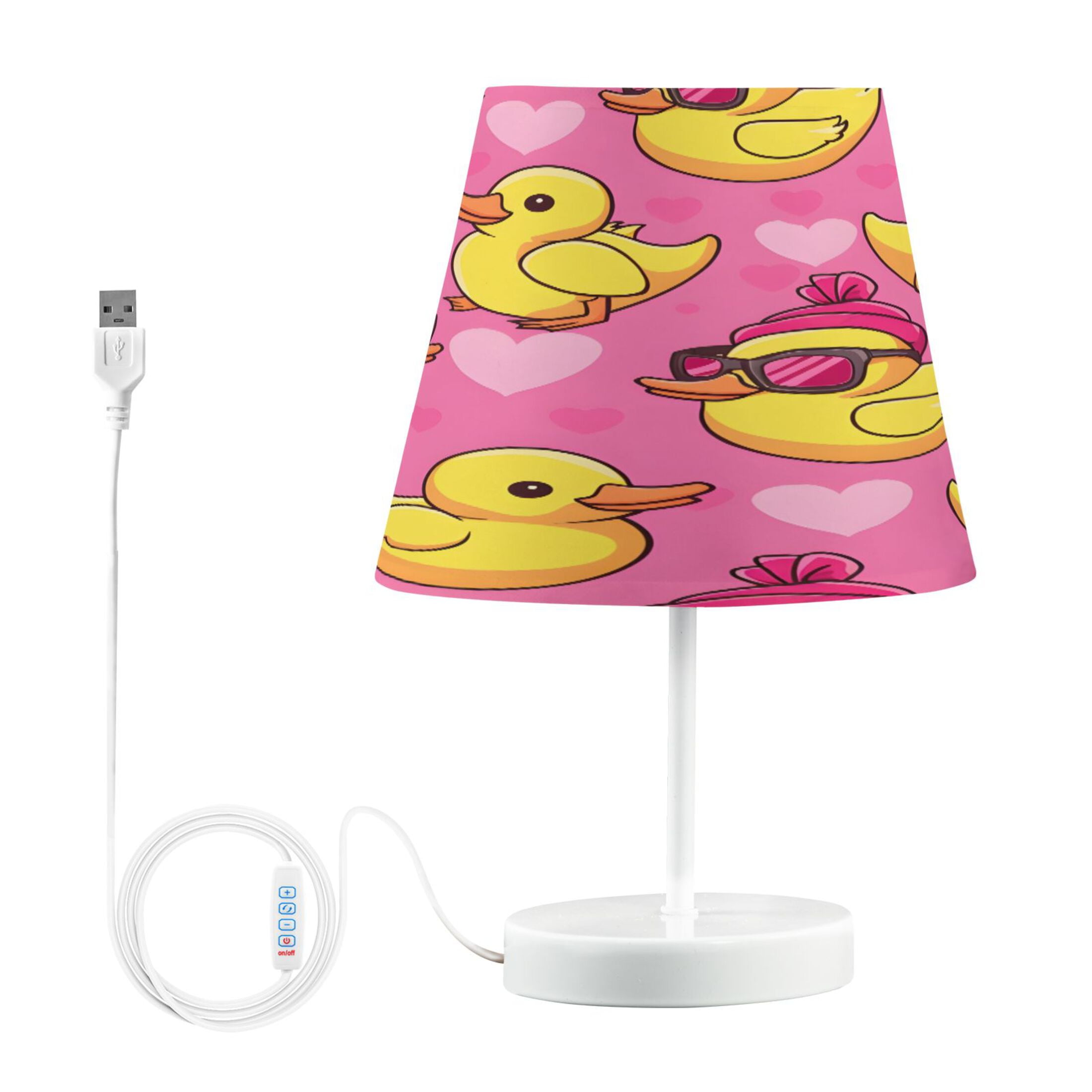 Duck with Sunglasses Desk Lamp LED Table Nightstand Lamps with 3 Color ...