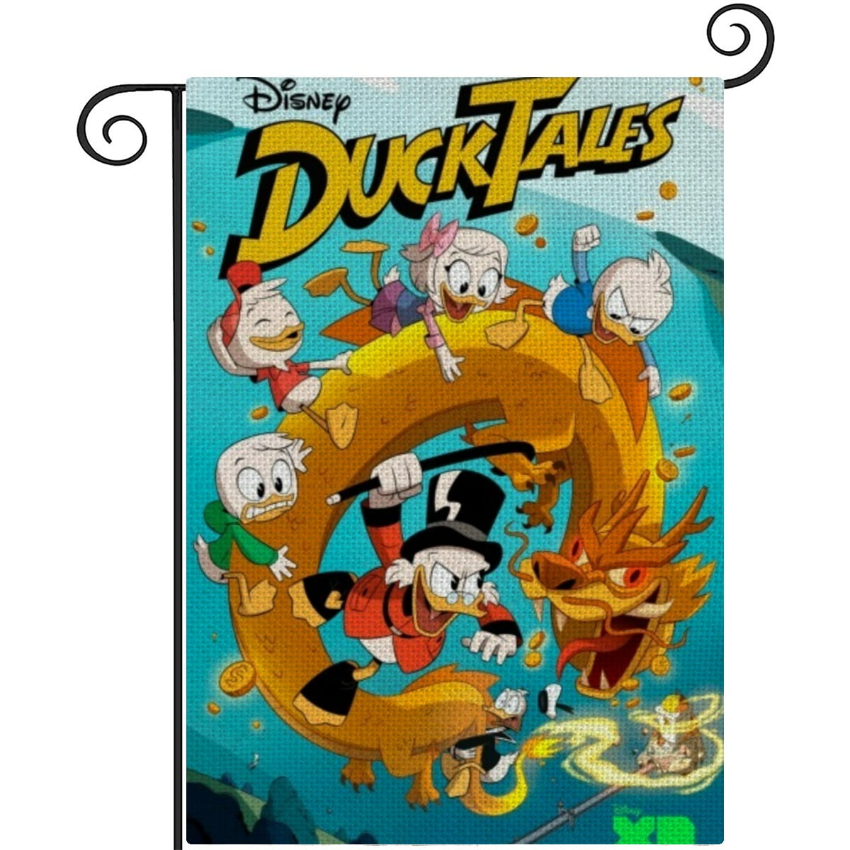DuckTales Garden Flags Set of Double Sided 12 x 18 Inch Yard Flags ...