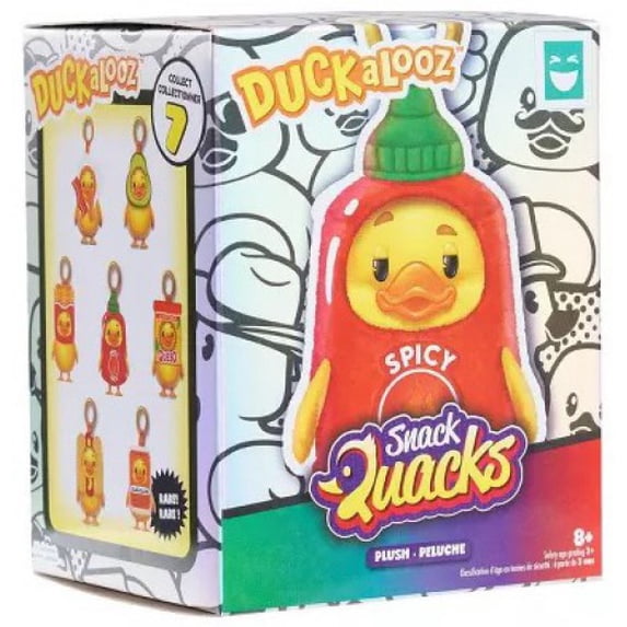 Duckalooz Happy Haul Snack Quacks Mystery Pack (1 RANDOM Plush Figure ...