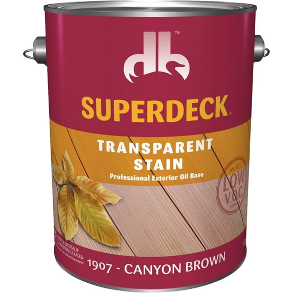 Duckback Superdeck Transparent Exterior Stain - Low VOC - Brown ...