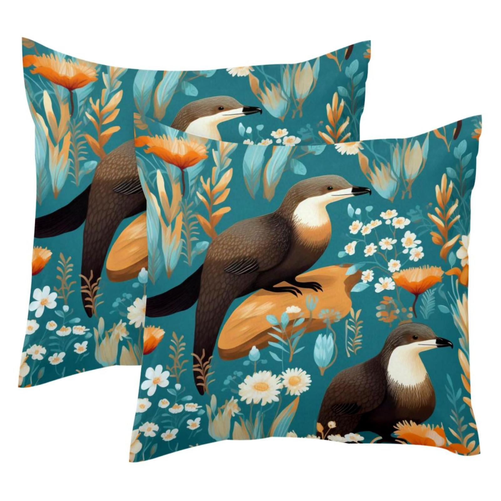 Duckbill Luxurious Velvet Throw Pillow Inserts 2PCS Chair Pillow Covers ...