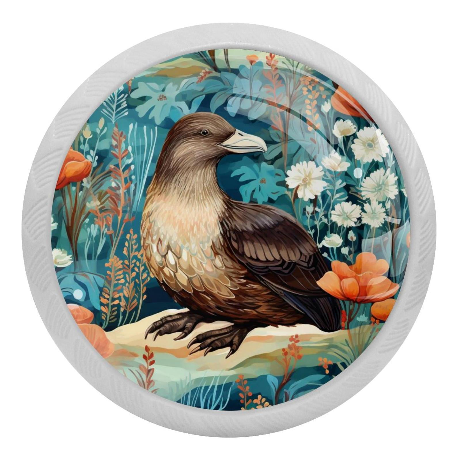 Duckbill Pattern 4PCS Cabinet Knobs Pulls Fluorescent Drawer Handle ...