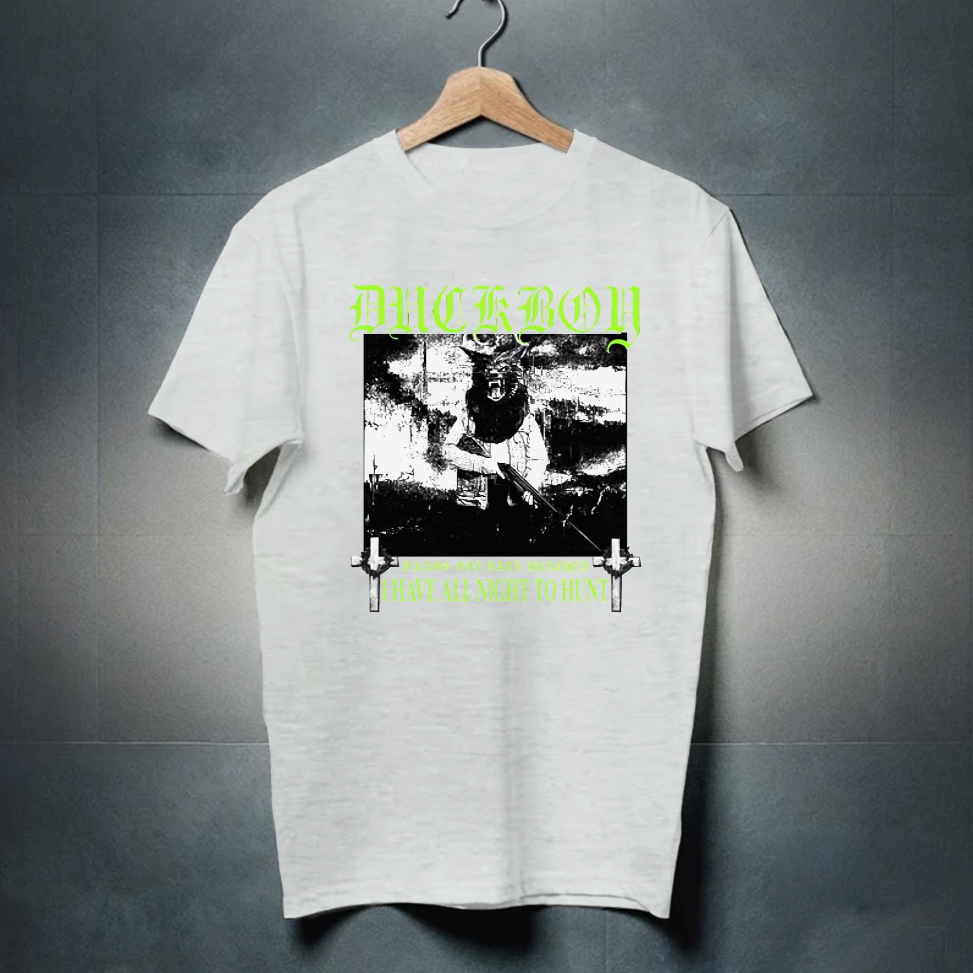 Duckboy Fangs Out Back Hunched I Have All Night To Hunt Shirt-TH29074 ...